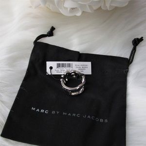 Marc Jacobs | Jewelry | Nwt Marc Jacobs Silver Script Signature Logo ...